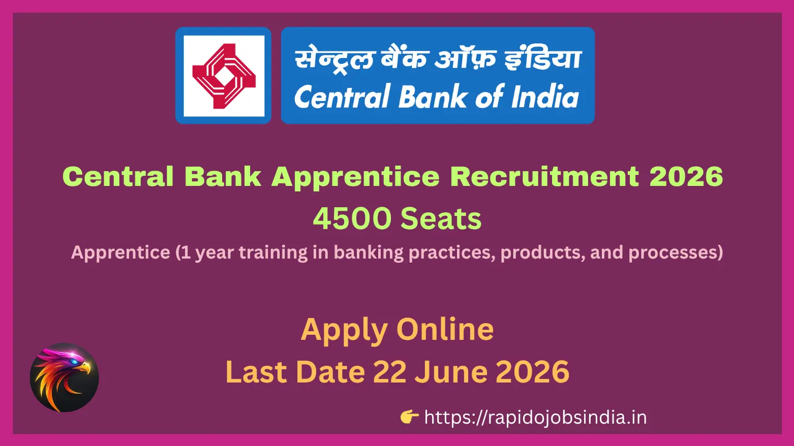 Shape Your Future in Banking – Central Bank Apprentice Recruitment 2026 ...
